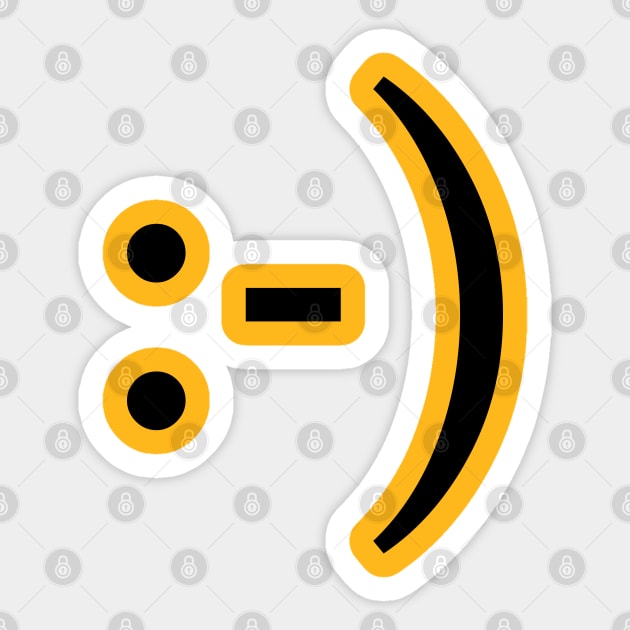 ASCII Smiley 2 - Smiley Face - Sticker | TeePublic