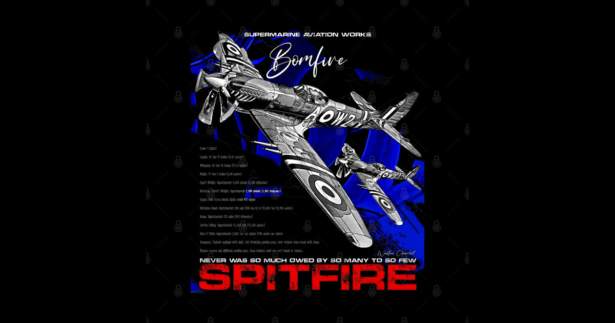 Spitfire Vintage English WW2 Fighter Aircraft phone case - Spitfire ...
