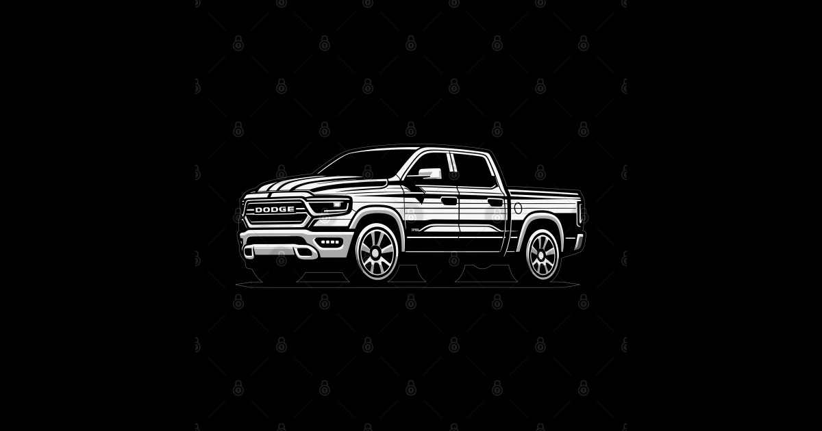 Dodge Ram 1500 - Dodge - Sticker | TeePublic