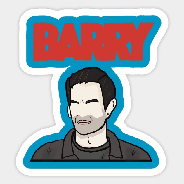 Barry LoFi Character Design - Barry - Sticker | TeePublic