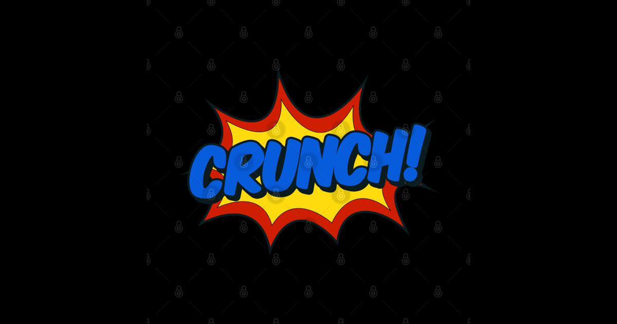 Crunch! Comic Effect - Comic - Posters and Art Prints | TeePublic