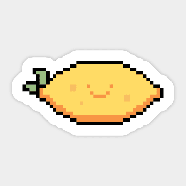 lemon pixel art - Lemonade - Sticker | TeePublic