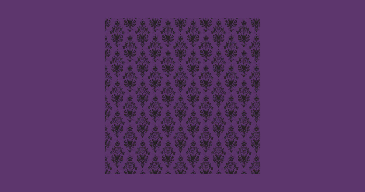 Creepy Wallpaper, Purple - Disney Parks - T-Shirt | TeePublic