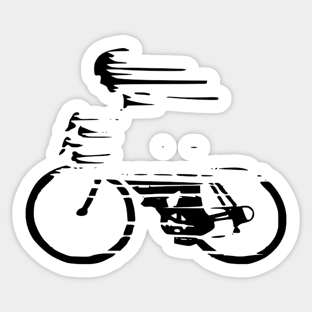 road bike racer - Racer - Sticker | TeePublic