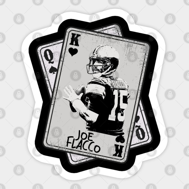 Retro Joe Flacco Card Style - Joe Flacco - Sticker | TeePublic