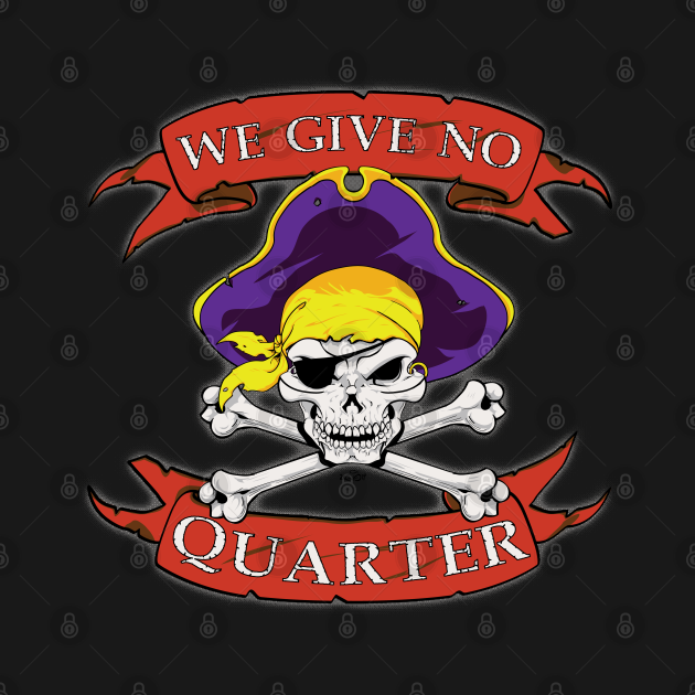 We Give No Quarter - Sespider Productions - T-Shirt | TeePublic