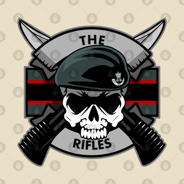 The Rifles (Front and Back logo) - British Army Infantry - T-Shirt ...