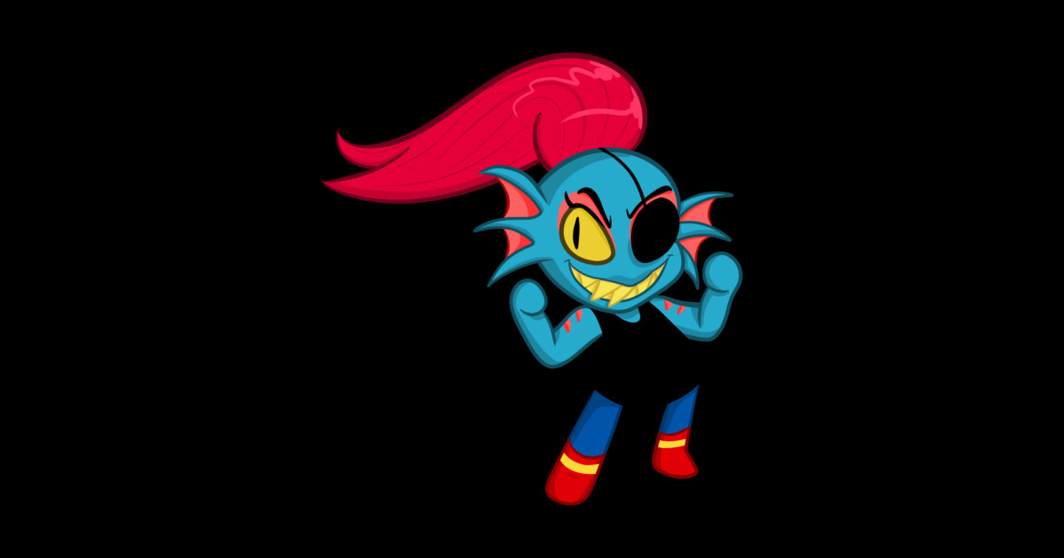 Chibi Undyne - Undertale - Hoodie | TeePublic