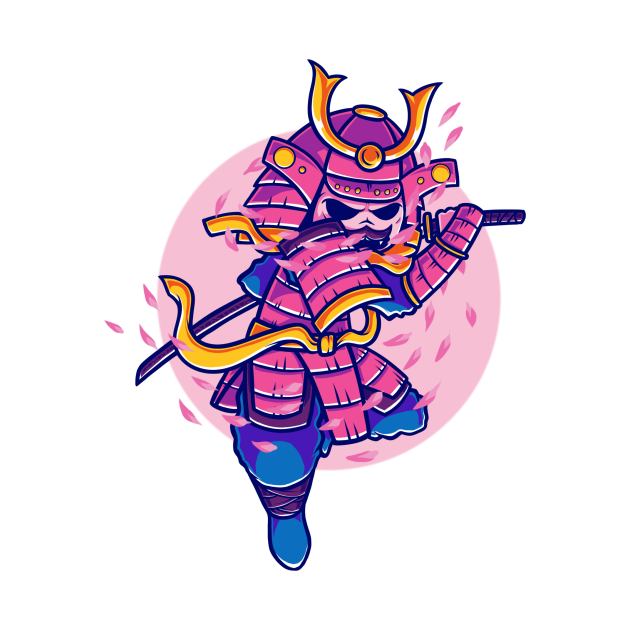 Pink Samurai - Samurai - T-Shirt | TeePublic