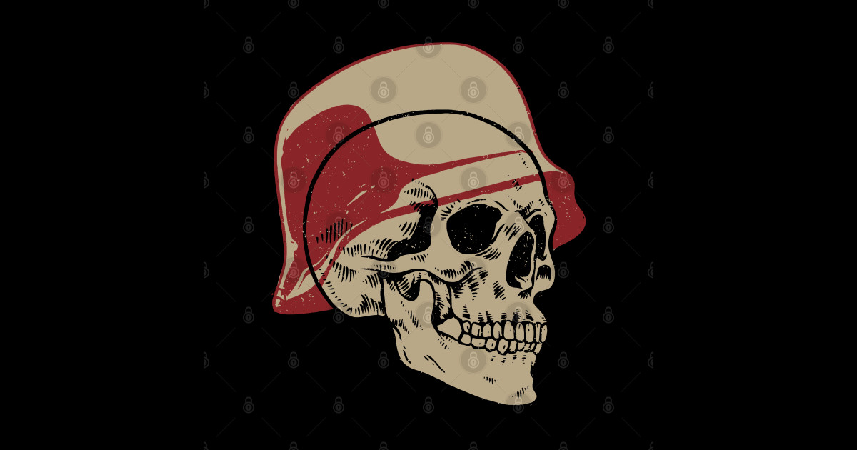 WW2 Germany Soldier Skull - Ww2 - Sticker | TeePublic