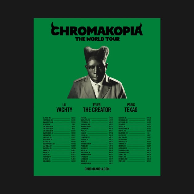 Tyler, The Creator Gelar World Tour 2025 Chromakopia - Tour - Hat ...