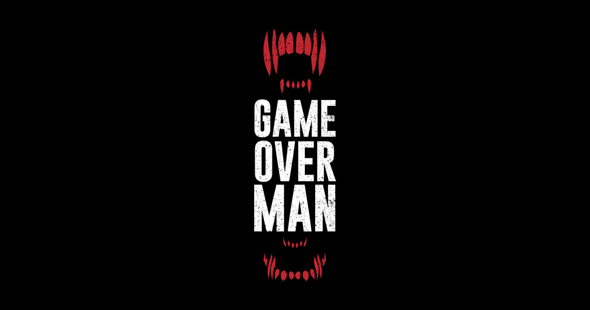 Game Over Man - Aliens - Sticker | TeePublic