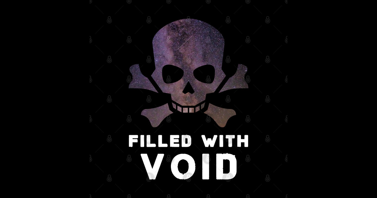 Cosmic void skull head in universe style - Skull Head - Sticker | TeePublic