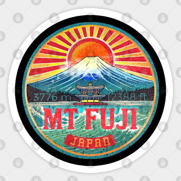 MOUNT FUJI JAPAN - Mount Fuji Japan - Sticker | TeePublic