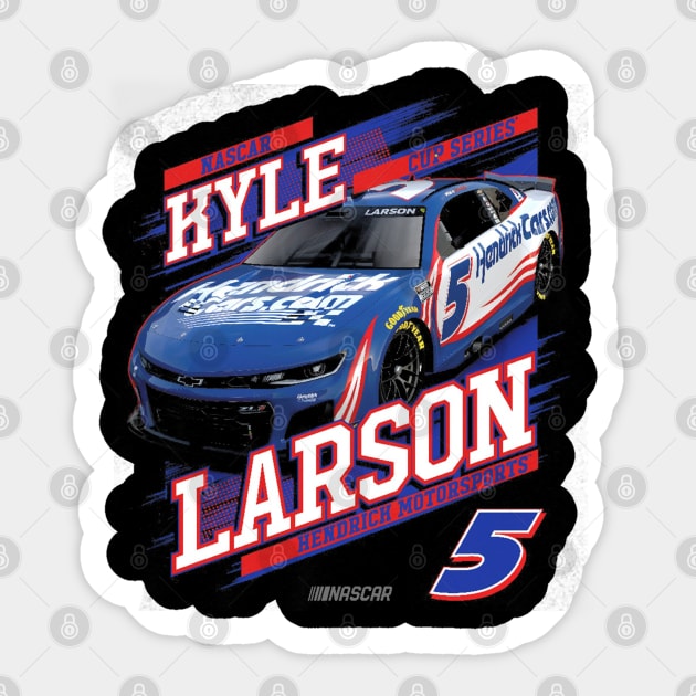Kyle Larson Motorsports Car - Kyle Larson - Sticker | TeePublic