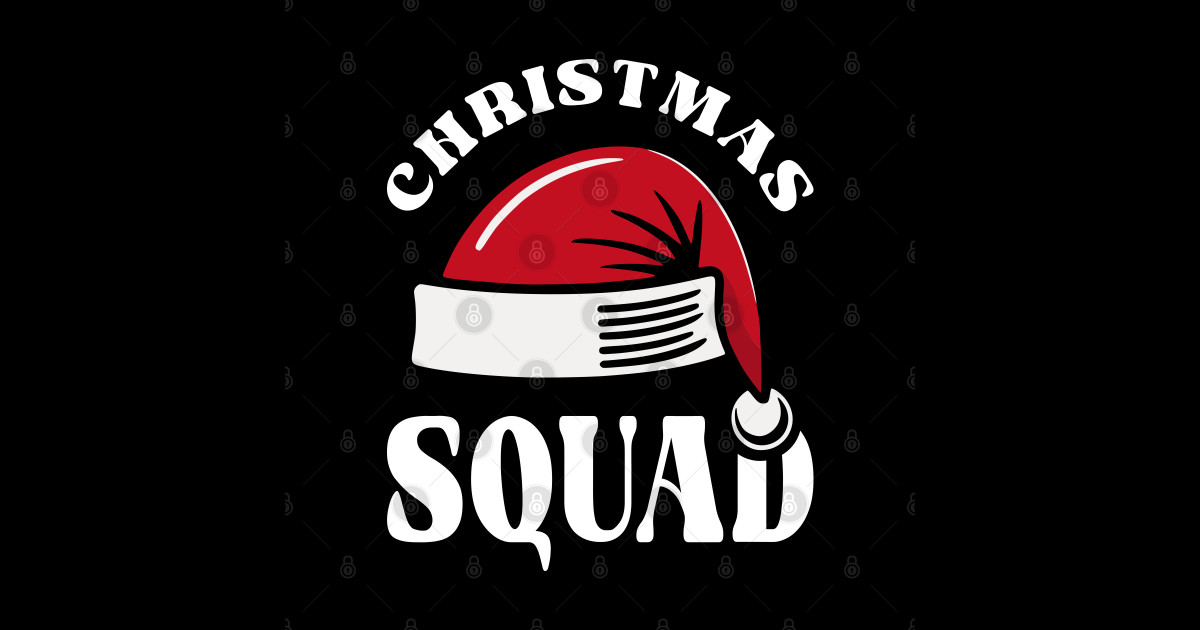 Christmas Squad Holiday Cheer - Christmas Squad - Sticker | TeePublic