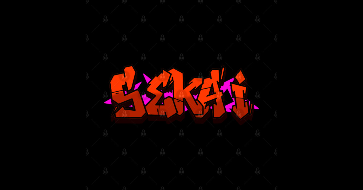 Official Sekai logo - Sekai - Sticker | TeePublic