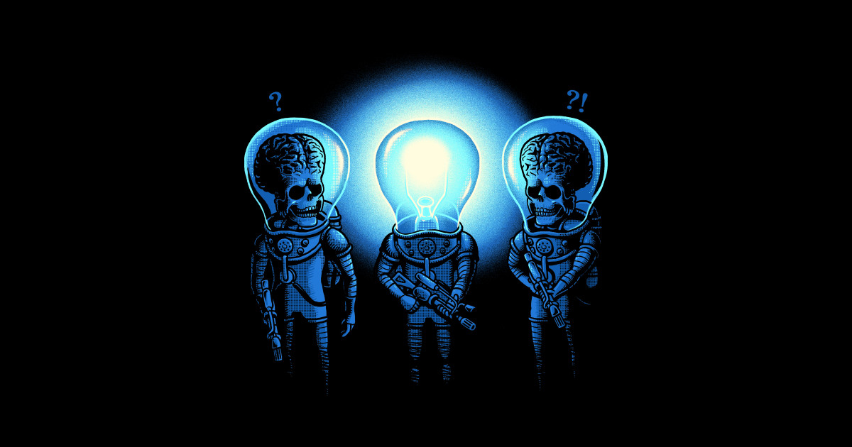 Bulb Head - Sticker | TeePublic