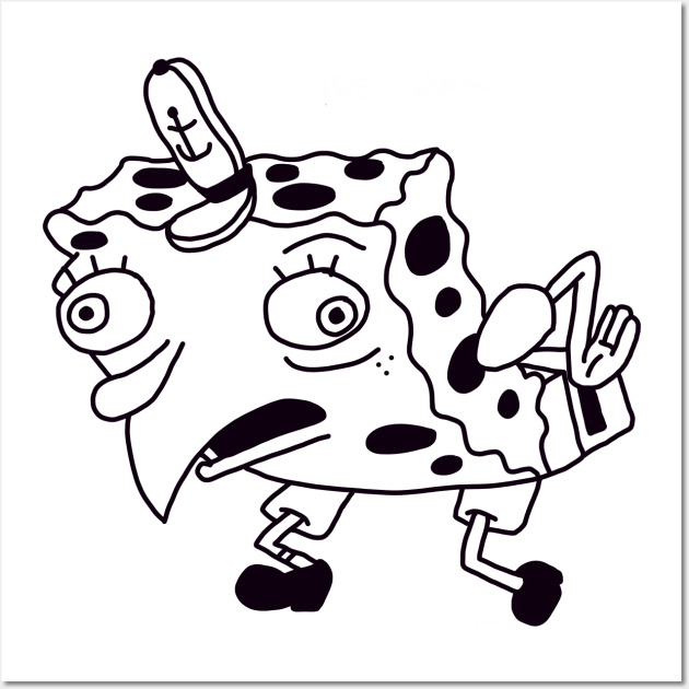 how to draw spongebob mocking meme