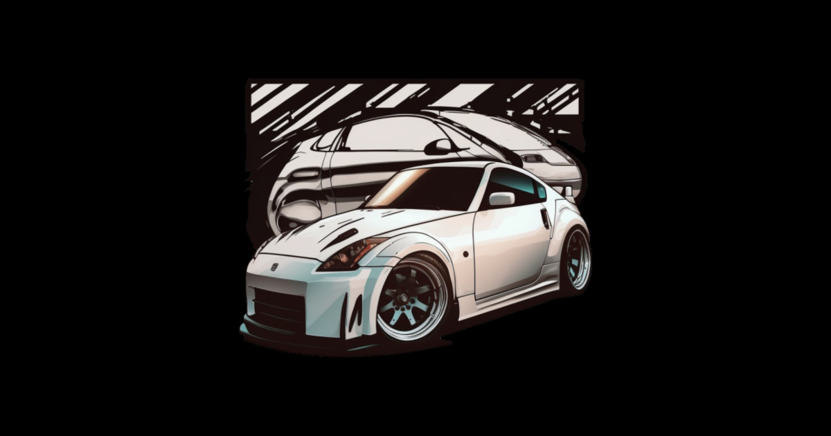 Nissan 350z - Nissan 350z - Sticker | TeePublic