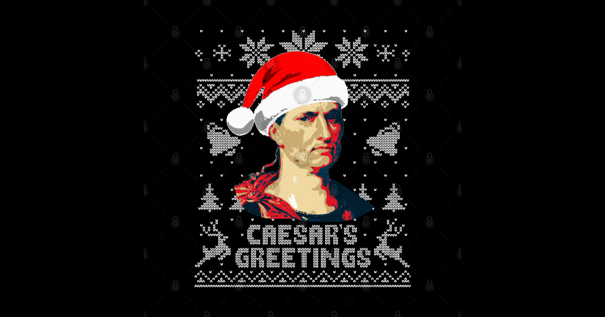 Caesars Greetings Christmas - Caesar - Sticker | TeePublic