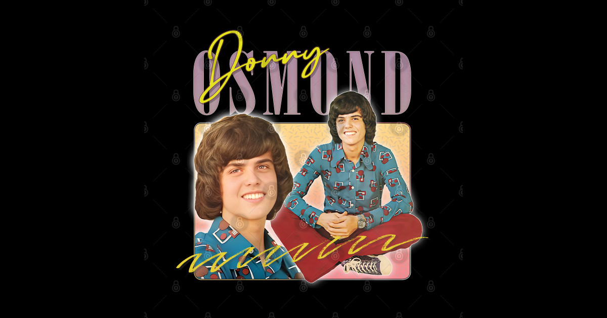 Donny Osmond / Retro 70s Aesthetic Fan Design - Donny Osmond - Sticker ...