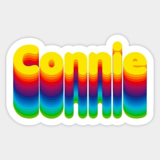Rainbow Layers Connie Name Label Stickers for Sale | TeePublic