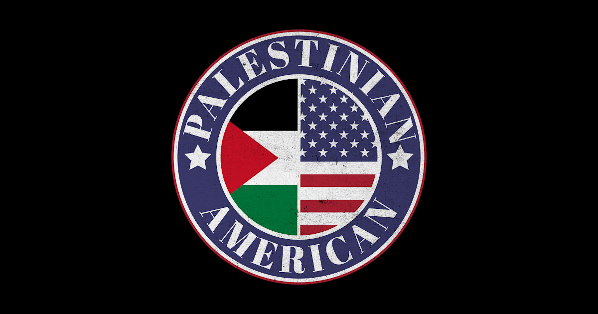 Proud Palestinian-American Badge - Palestine Flag - Palestine - Posters ...