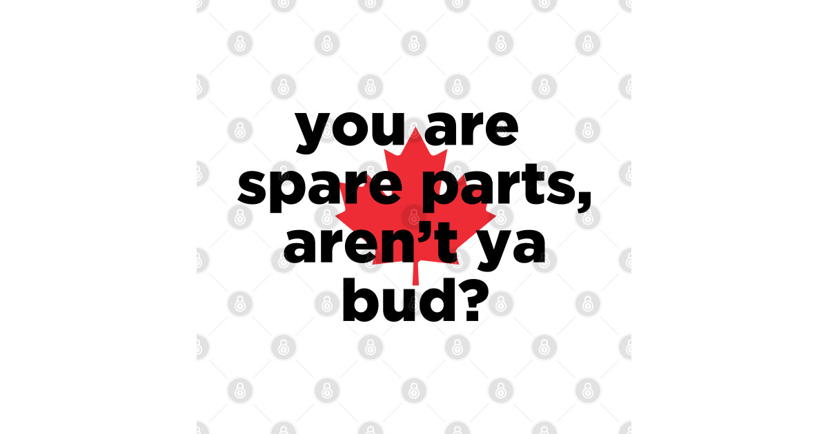 you are spare parts aren't ya bud? - Letter Kenny - T-Shirt | TeePublic