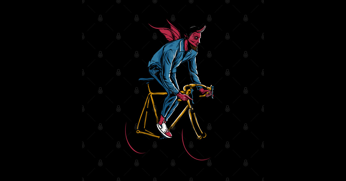 Devil Biker - Biker - Sticker | TeePublic