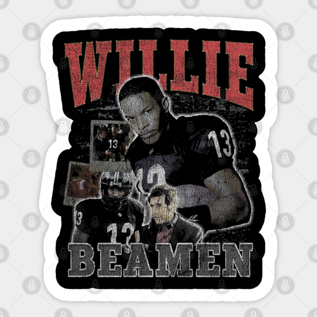 Willie Beamen Vintage - Willie Beamen - Sticker | TeePublic