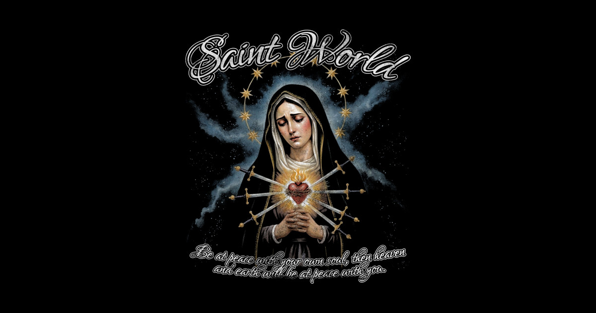 VIRGIN MARY VINTAGE DESIGN - Virgin Mary - Sticker | TeePublic