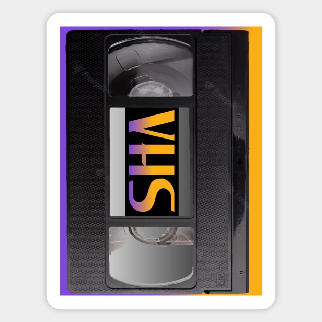 VHS - Sign - Sticker | TeePublic