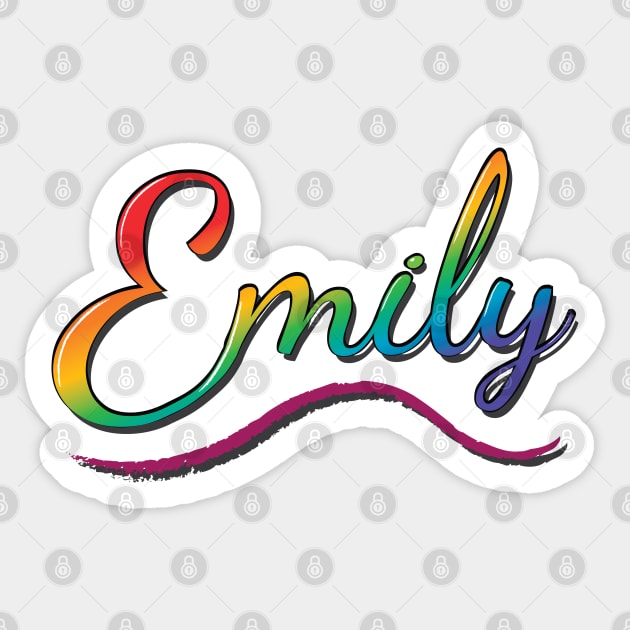 The Lovely Emily - Emily - Sticker | TeePublic