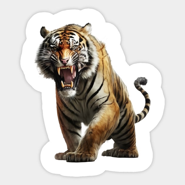 Fear da tiger - Fear - Sticker | TeePublic