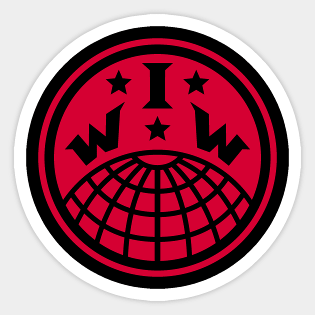 IWW Logo - Light Version - Iww - Sticker | TeePublic