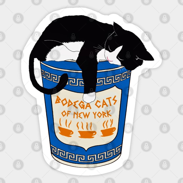 Bodega Cat - Tuxedo Cat - Bodega Cat - Sticker | TeePublic