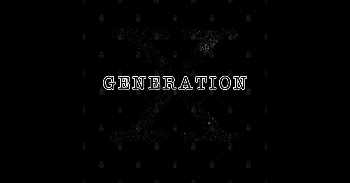 Generation X dark mode - Generation X - Sticker | TeePublic
