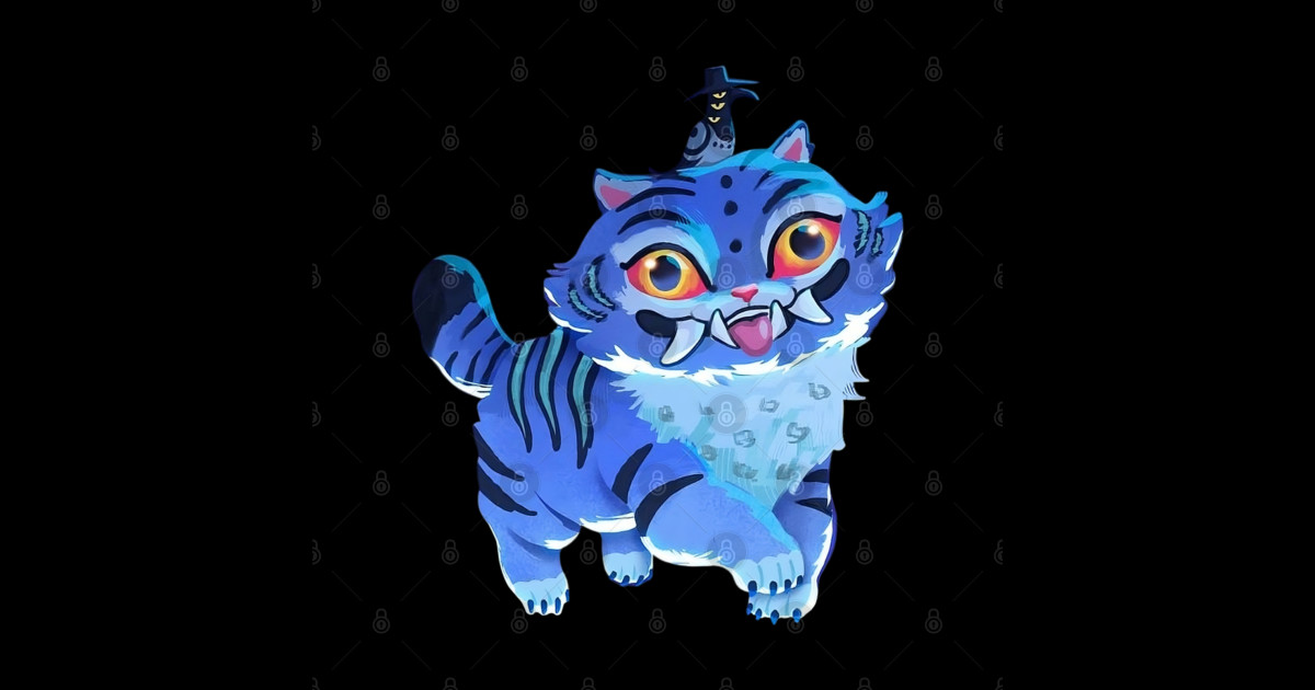 Cute Demon Cat K-pop Demon Hunter - Kpop Demon Hunters - Sticker ...