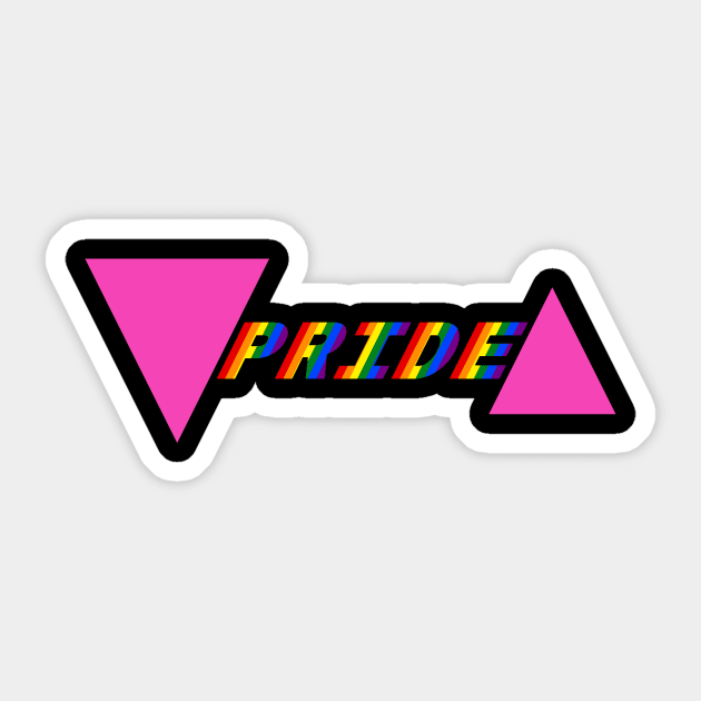 Pink Triangle Pride - Pink Triangle Pride - Sticker | TeePublic