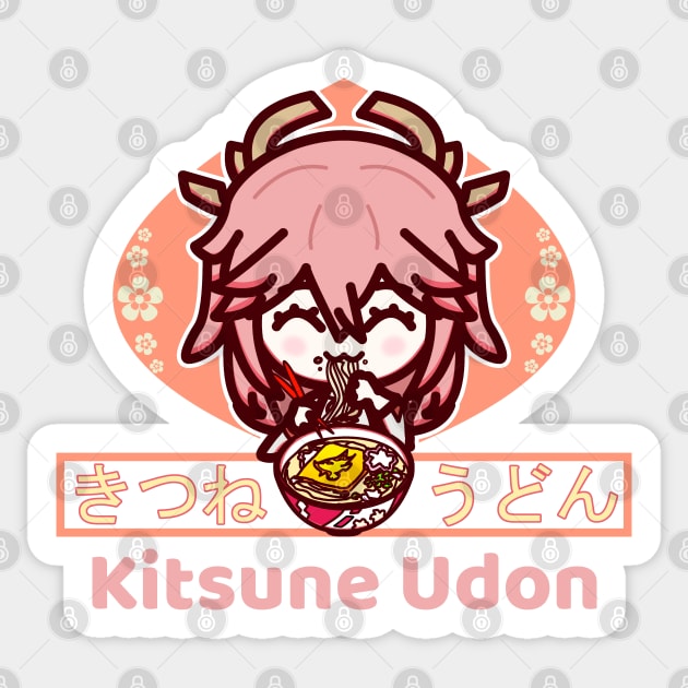 yae miko (kitsune udon) | (fan-art by smoomaru) - Genshin Impact ...