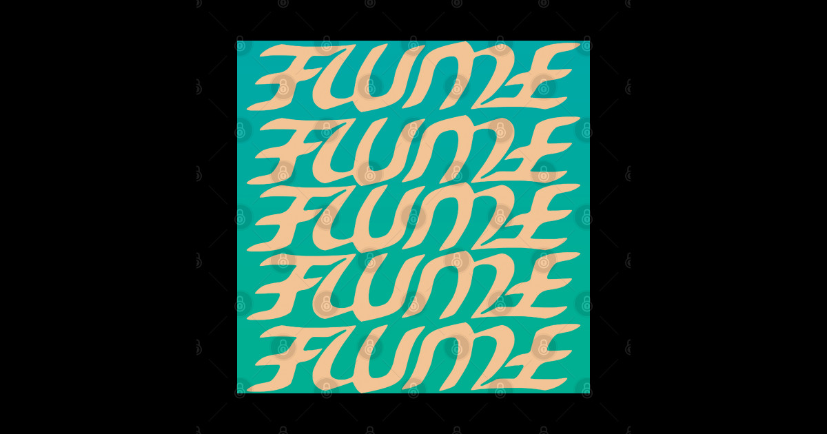Hi This Is Flume Logo Multi-Coloured 4 - Flume - Posters and Art Prints ...