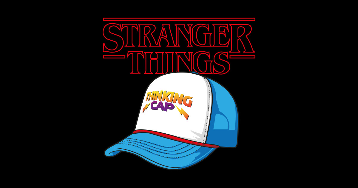 Stranger Things Dustin Thinking Cap - Stranger Things - Sticker | TeePublic