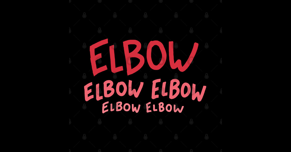 Elbow Elbow Elbow Elbow Elbow - 90s Cartoons - Sticker | TeePublic