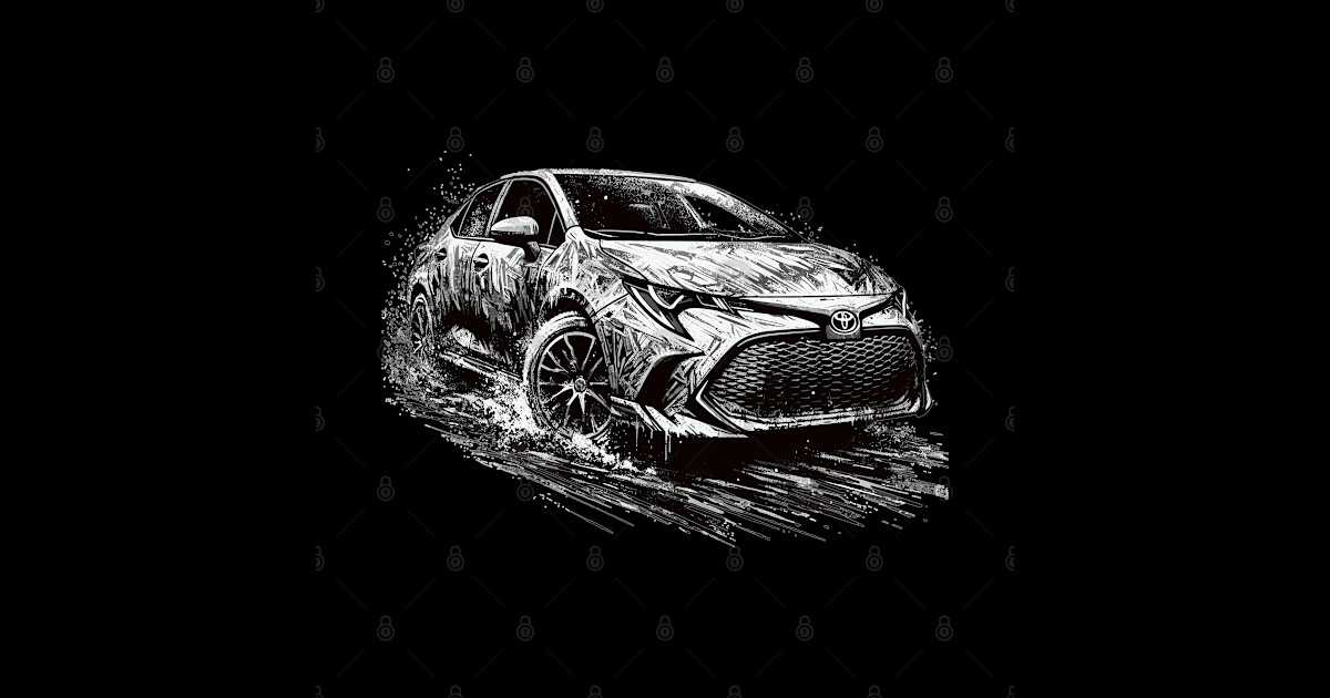 Toyota Corolla - Corolla - Sticker | TeePublic