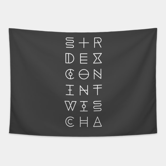 Ability - Dungeons & Dragons Line Art Series - Dnd - Tapestry | TeePublic