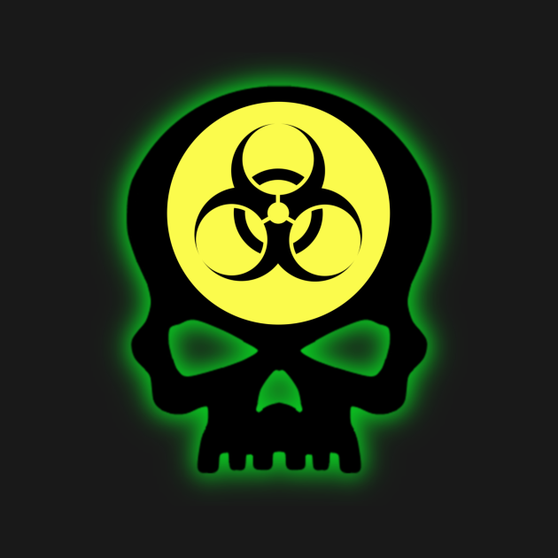 Biohazard Skull - Biohazard - T-Shirt | TeePublic