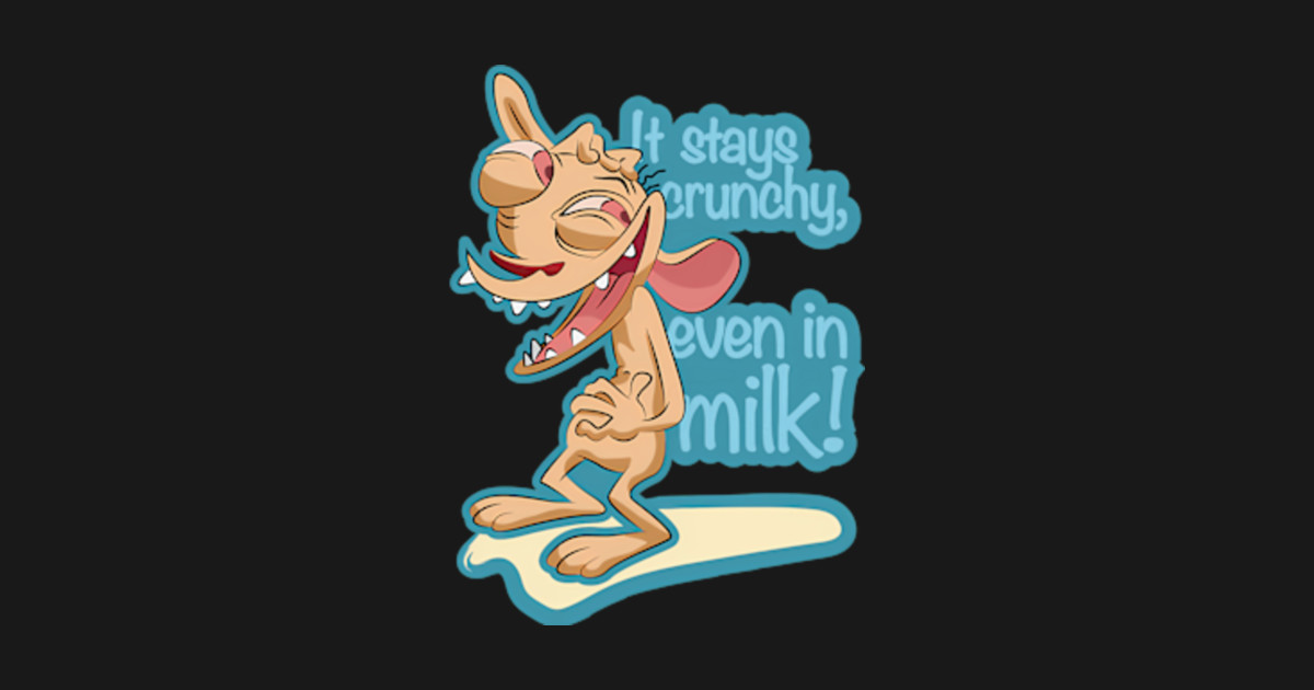 Movie Classic Vintage Cartoon Cute Retro Kids Logo - Ren And Stimpy - T ...