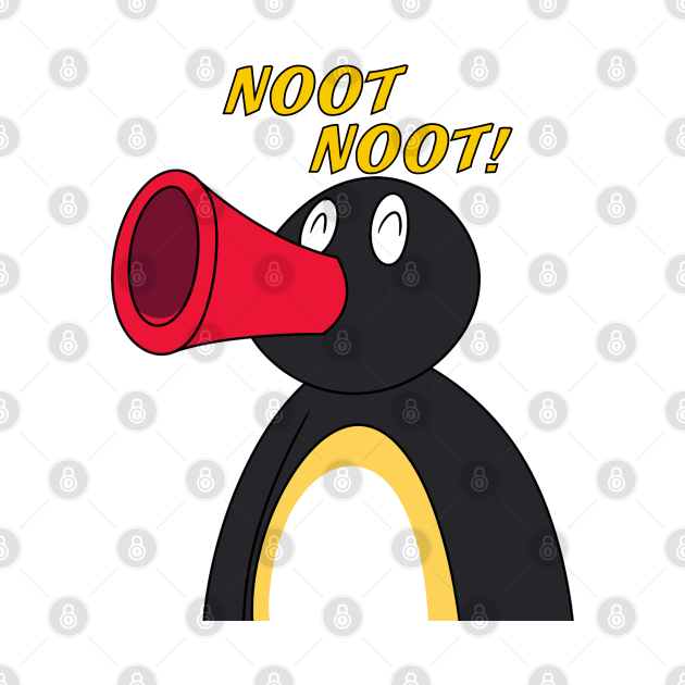 Noot Noot Pingu, Funny Pingu Meme Gift, Pingu Noot Noot Motherf,Noot ...