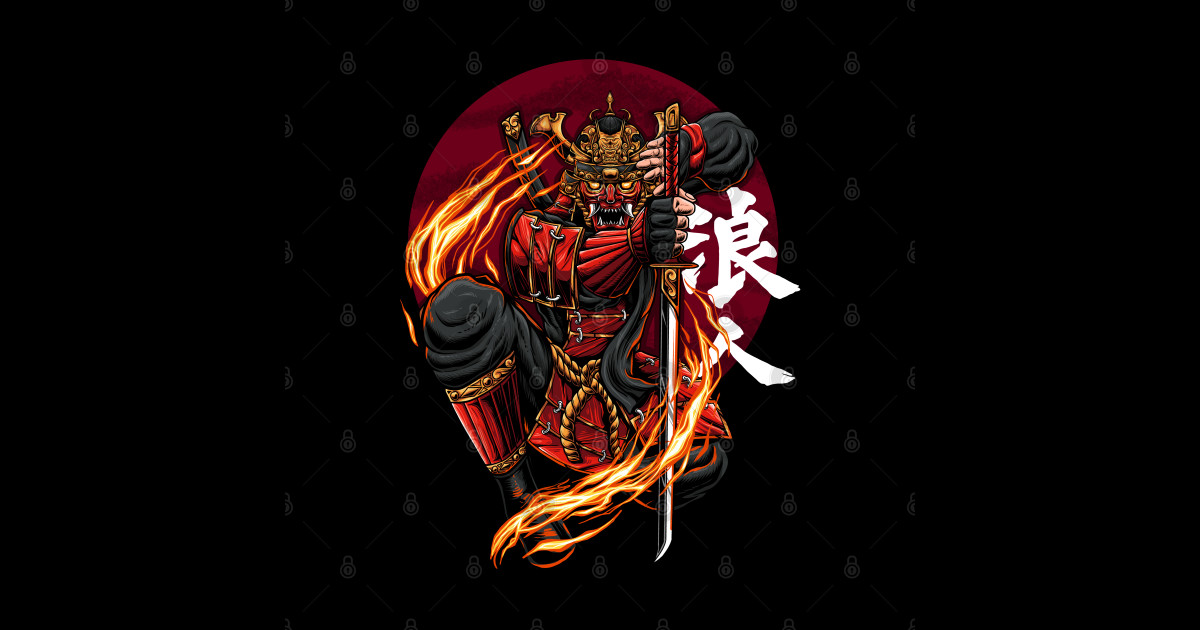 Ronin Samurai - Samurai - Sticker | TeePublic